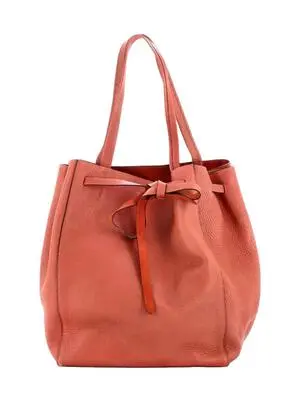 Celine Phantom Tie Cabas Medium Tote - Red