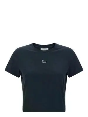 Maison Kitsuné Embroidered Patch T-shirt - Black