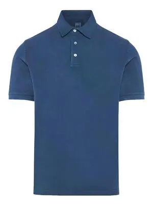 Fedeli North Buttoned Polo Shirt - Blue