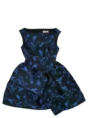SHUSHU/TONG Asymmetric Paneled Dress - Blue