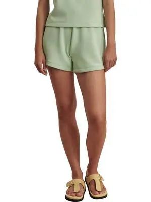 Varley Coulter High-Waist Shorts Sage Mint