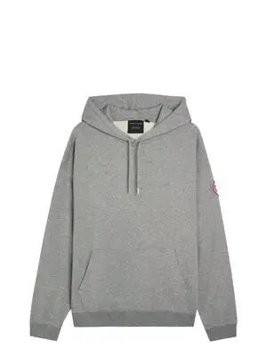 Canada Goose Logo-patch Hoodie - Grey