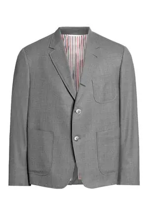 Thom Browne Wooltwill Blazer - Gray
