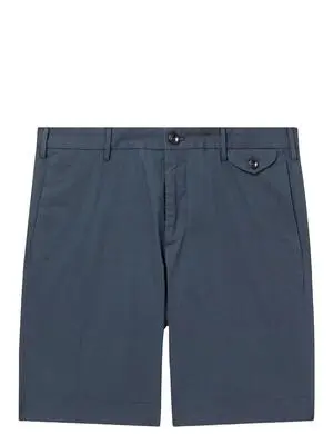SLOWEAR Incotex Cotton-blend Tailored Shorts - Navy