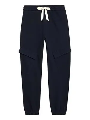 JIL SANDER Cottonfleece Sweatpants - Navy