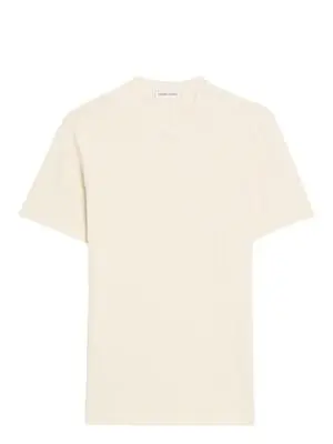 Orlebar Brown Nicolas Cotton And Linenblend Tshirt - Ivory
