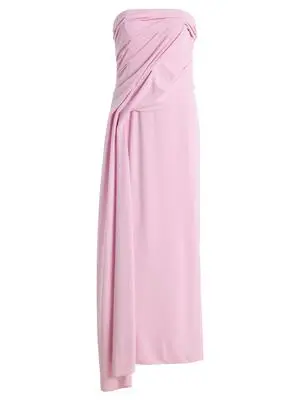 Significant Other Exclusive Genesis Strapless Draped Maxi Dress Pink