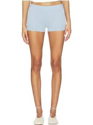 Majorelle Pointelle Knit Short - Blue