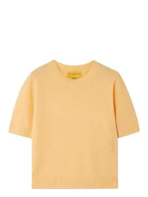 Guest In Residence Compass Cashmere T-Shirt Yellow