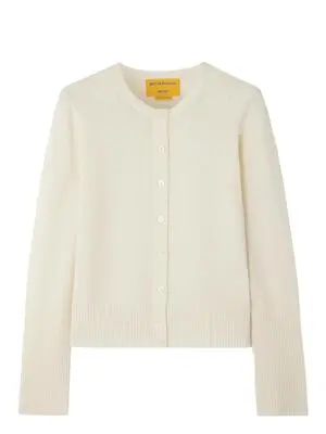 Guest In Residence Compass Jane Cashmere Cardigan - Neutrals