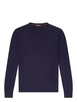 Loro Piana Ice Wish™ Sea Island Cotton Sweater - Blue