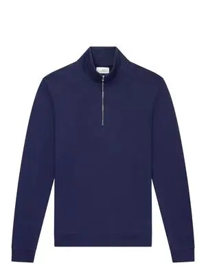 Mr P. Mr P. Cotton Half-Zip Sweater Blue