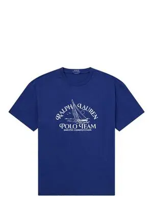 Polo Ralph Lauren Logo-print Cotton-jersey T-shirt - Blue