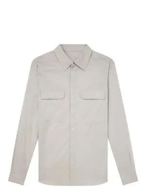 Rick Owens Organic Cotton-voile Shirt - Neutrals