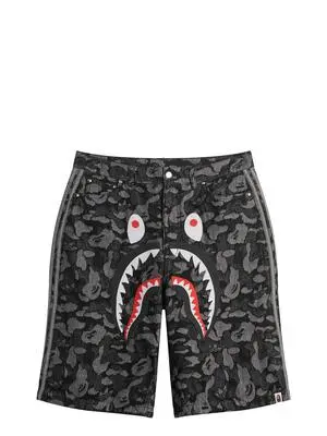 Adidas X A Bathing Ape Denim Jorts - Black