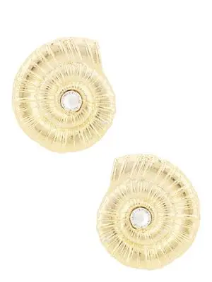 ROWEN ROSE Shell Earrings - Gold