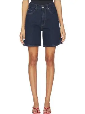 DL1961 Dl Taylor Relaxed High Rise Denim Short - Blue