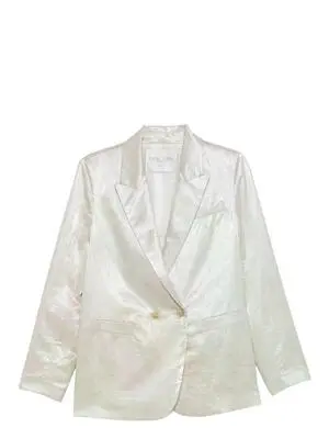 FORTE_FORTE Double-breasted Jacket - Neutrals