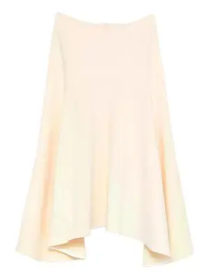 Plan C Asymmetric Skirt - Neutrals