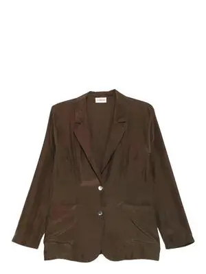 P.a.r.o.s.h Saxon Patch-pocket Blazer - Brown