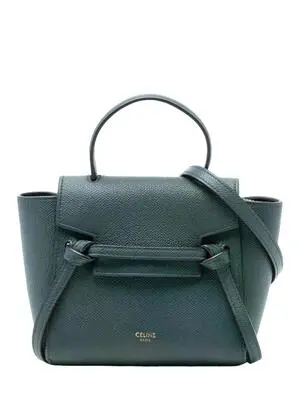 Celine 2020 Pico Grained Calfskin Belt Bag - Green
