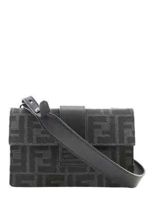 Fendi 2000-2010 Zucca Canvas Convertible Baguette - Grey