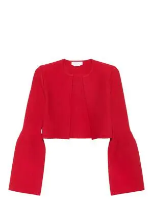 Gabriela Hearst Katlin Cropped Jacket - Red