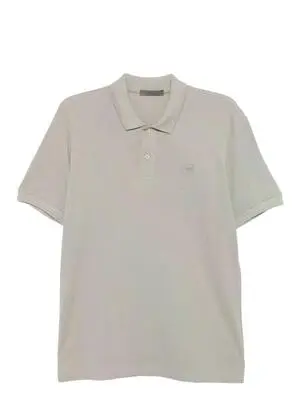 Corneliani Logo-patch Polo Shirt - Grey