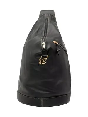 Loewe Leather Anton Sling Bag - Black