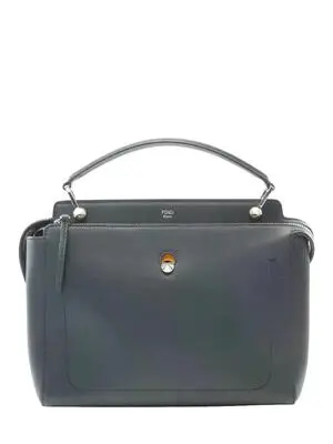 Fendi Dotcom Medium Satchel Blue