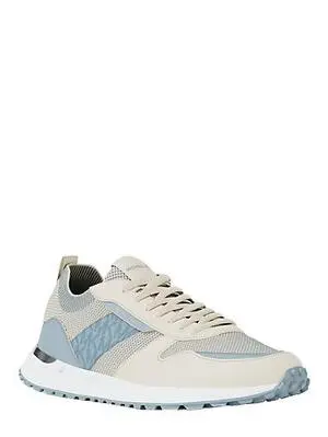 Michael Kors Jesse Mixed-media Trainer - Blue