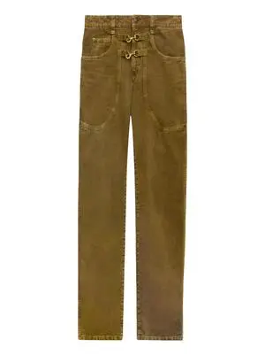 Isabel Marant Étoile Brinley Buckle Jeans - Brown
