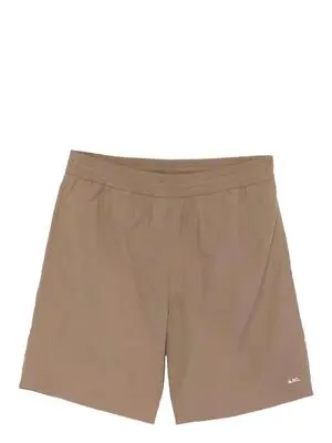 A.p.c. Logo Shorts - Neutrals