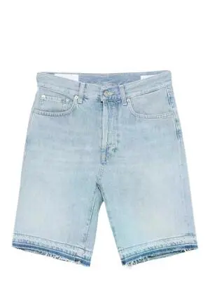 DONDUP Frayed Shorts - Blue