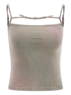 Ottolinger Charmed Tie-strap Tank Top - Neutrals