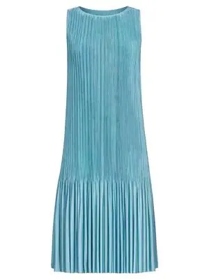 JOSEPH Pleated Sleeveless Dress - Blue