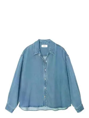 Xirena Boxy Fit Shirt - Blue