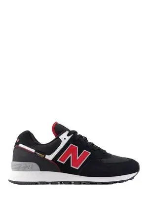 NEW BALANCE 574 Logo Sneakers - Black