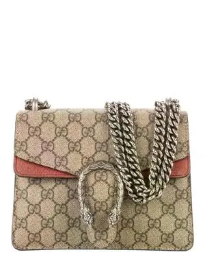 Gucci Dionysus Gg Supreme Mini Shoulder Bag - Neutrals
