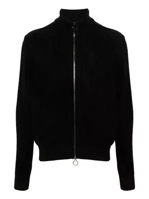 Paul & Shark Ribbed-knit Cardigan - Black