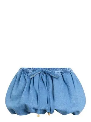 PATOU Volume Mini Skirt Blue