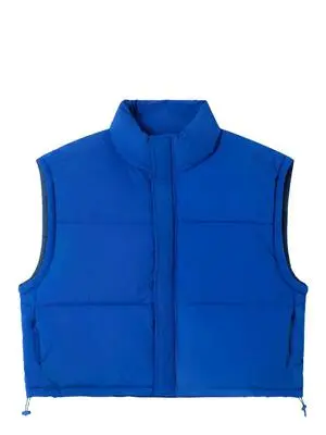 American Vintage Rofy Puffer Gilet - Blue
