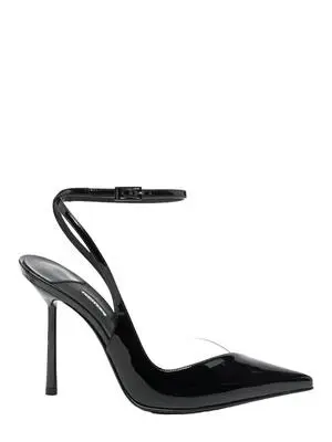 LE SILLA Ankle-strap Pointed-toe Pumps - Black
