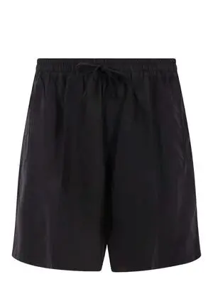 UMIT BENAN Drawstring Pocketed Deck Shorts - Black