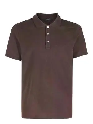 FAY Short-sleeves Polo Shirt - Brown