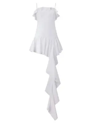 Giuseppe Di Morabito Ruffled Mini Dress - White