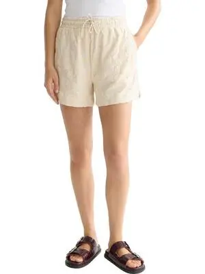 Scotch & Soda Jacquard Towelling Shorts - Fog