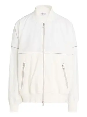 Brunello Cucinelli Paneled Jacket - White