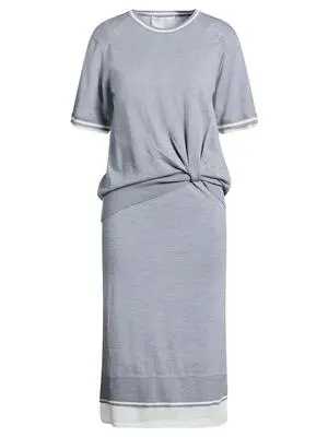 3.1 Phillip Lim Twisted Wool Dress - Gray