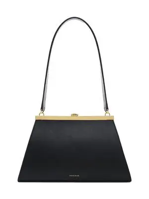 ANINE BING Anine Smooth Leather Bag - Black